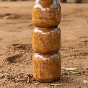 Wooden Gada Mugdar | Traditional Indian Akhada Exercise Club | Desi ...
