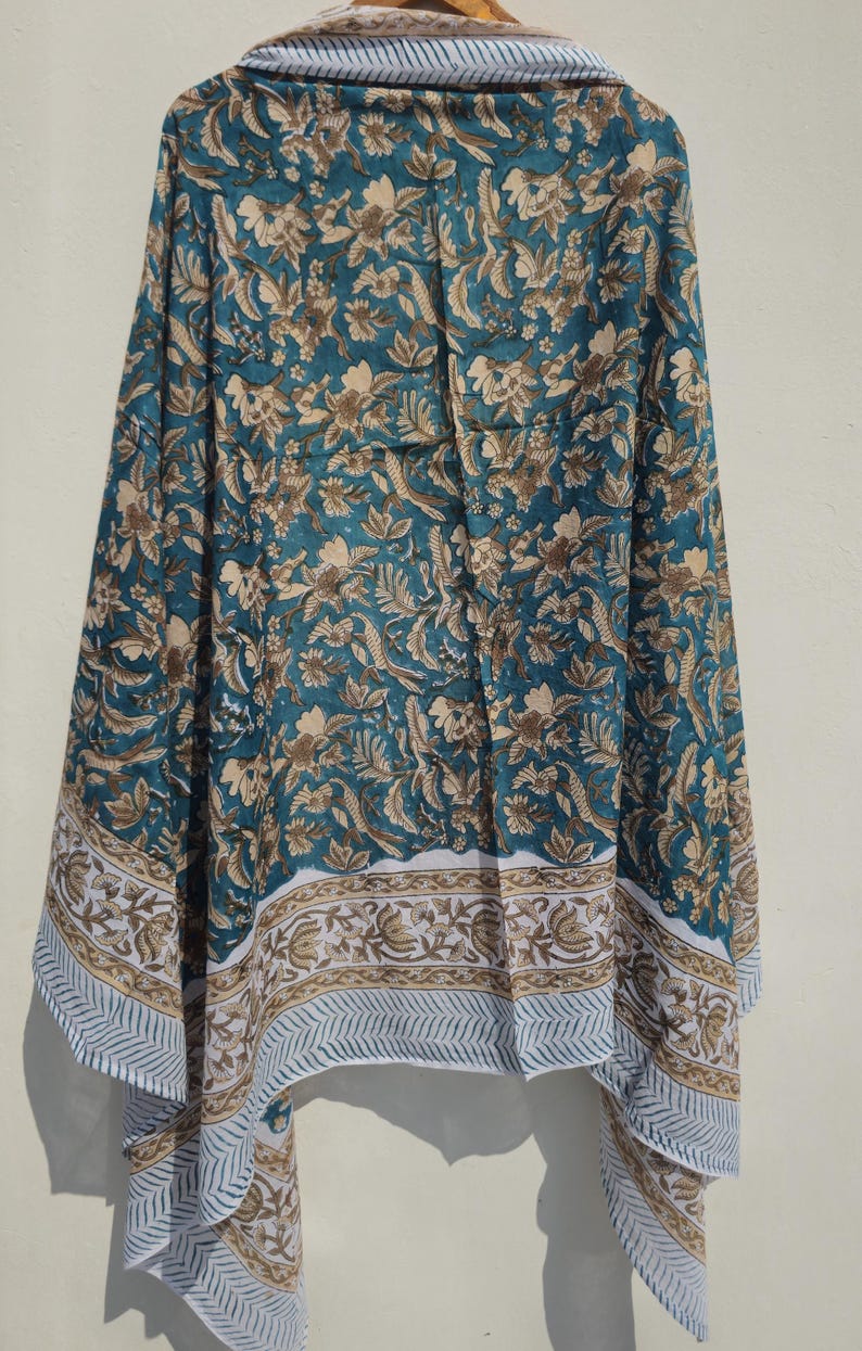 Women's Cotton Pareo, Beach Cover up Wrap Skirt, Bohemian Resort Wear ...