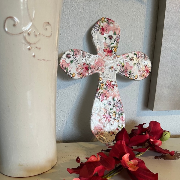 Decoupage Cross - Etsy