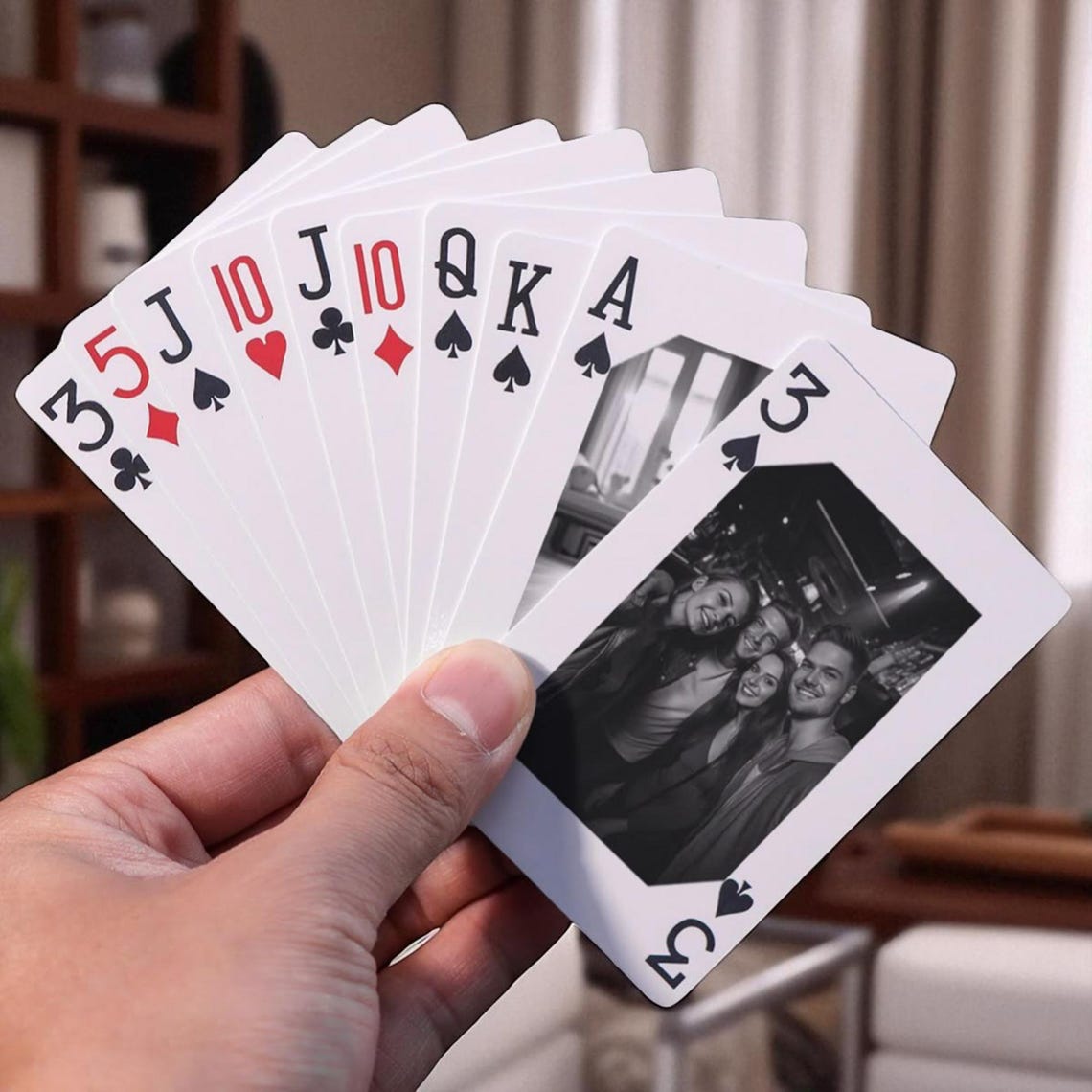 Custom Playing Cards | Deck of Cards With Photo Box | Graduation Photo ...