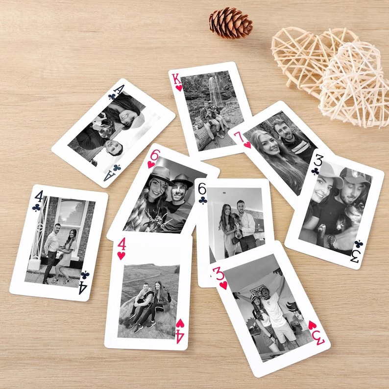 Custom Playing Cards | Deck of Cards With Photo Box | Graduation Photo ...