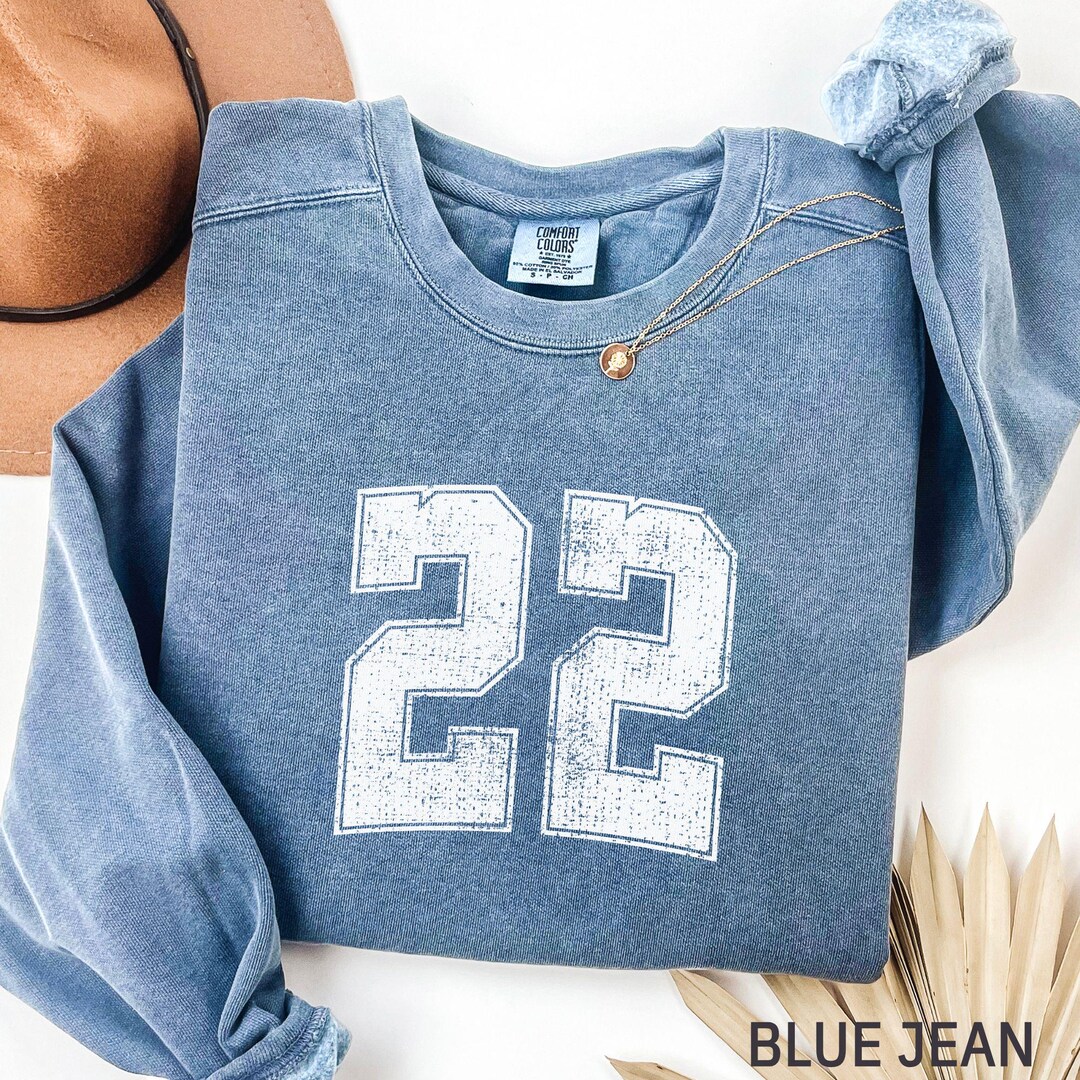Custom Number Sweatshirt, Comfort Colors Football Mom Sweatshirt, Sport ...