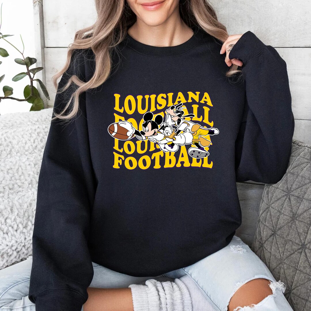 Louisiana Football Cartoon Mousse Friends T-shirt Sweatshirt Hoodie ...