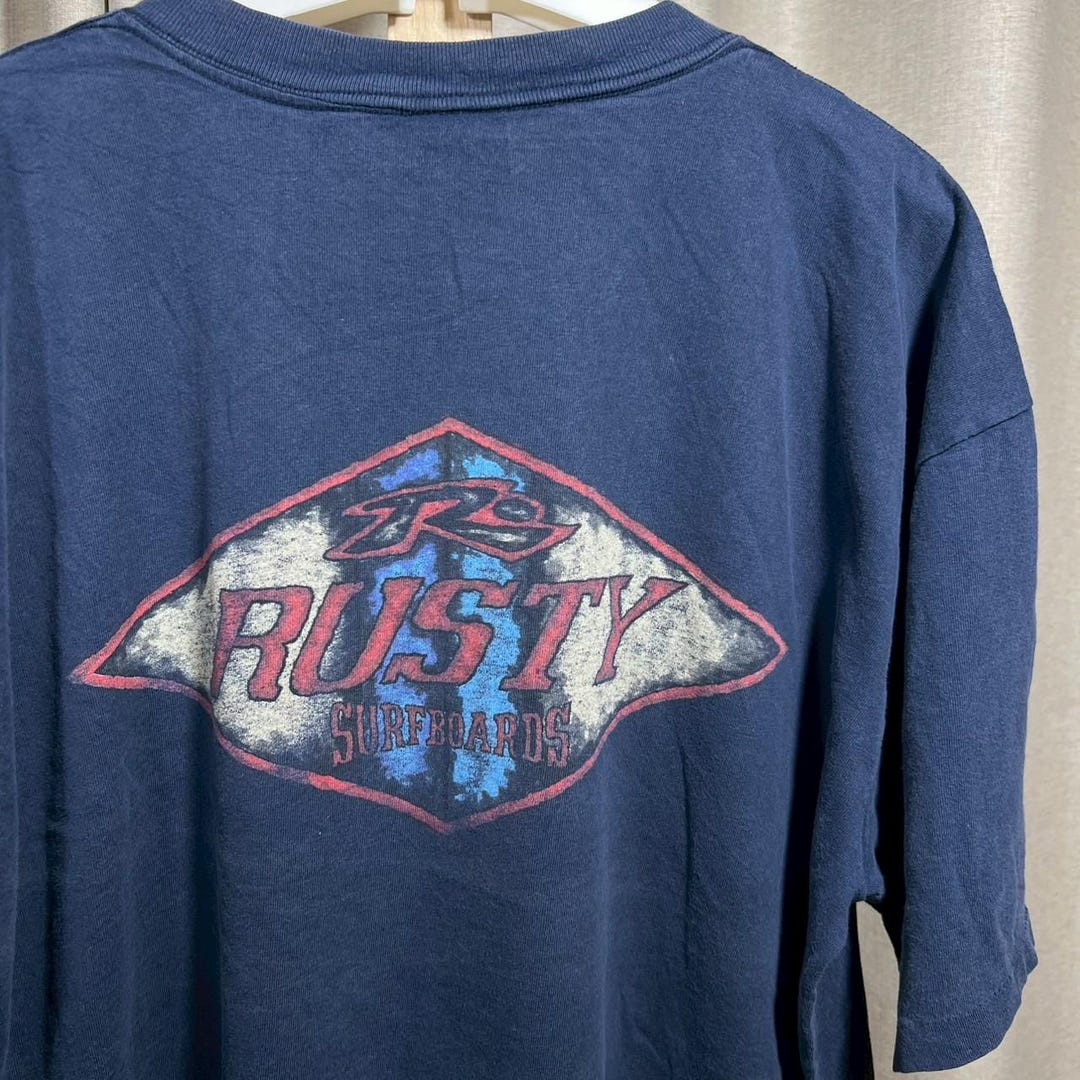 Vintage 90s Rusty Surf Wear Shirt Size XL RL02 - Etsy