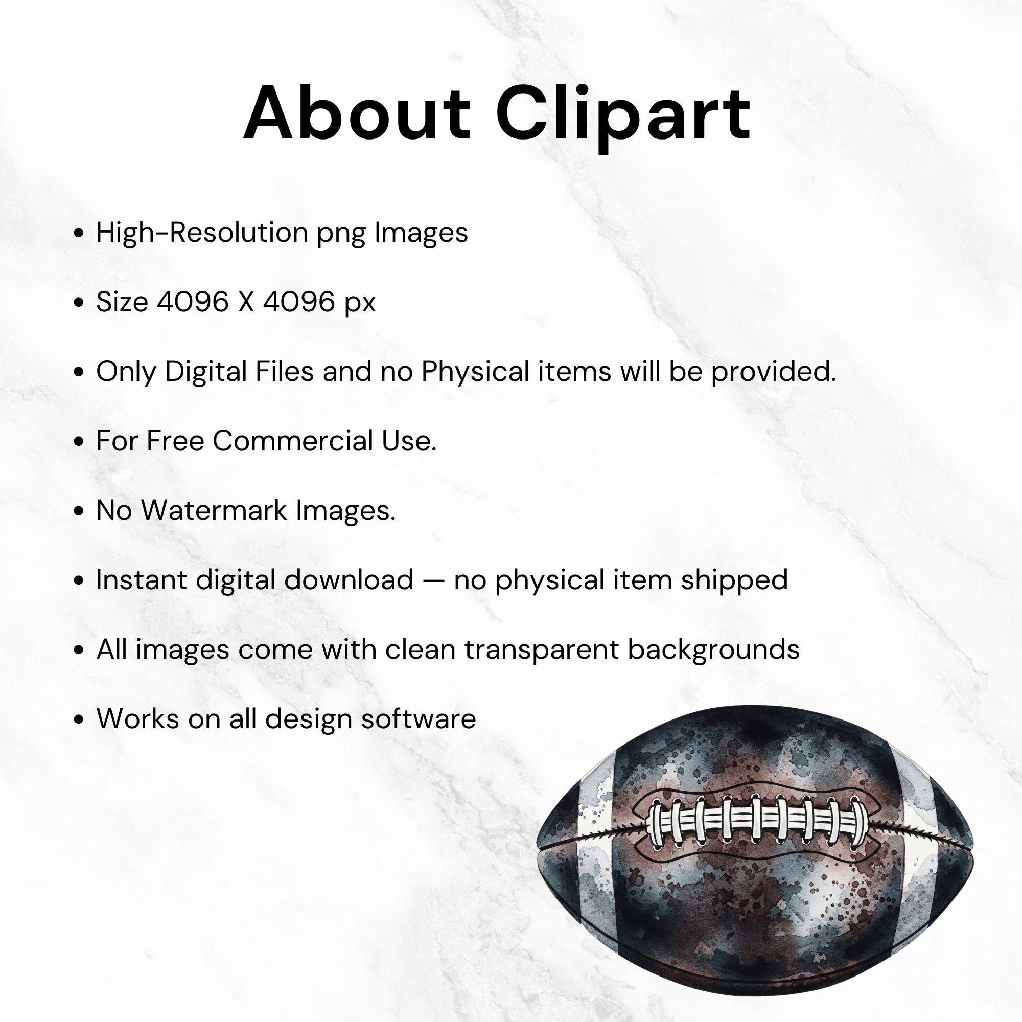 American Football Clipart, Watercolor Football PNG, Football Helmet PNG ...
