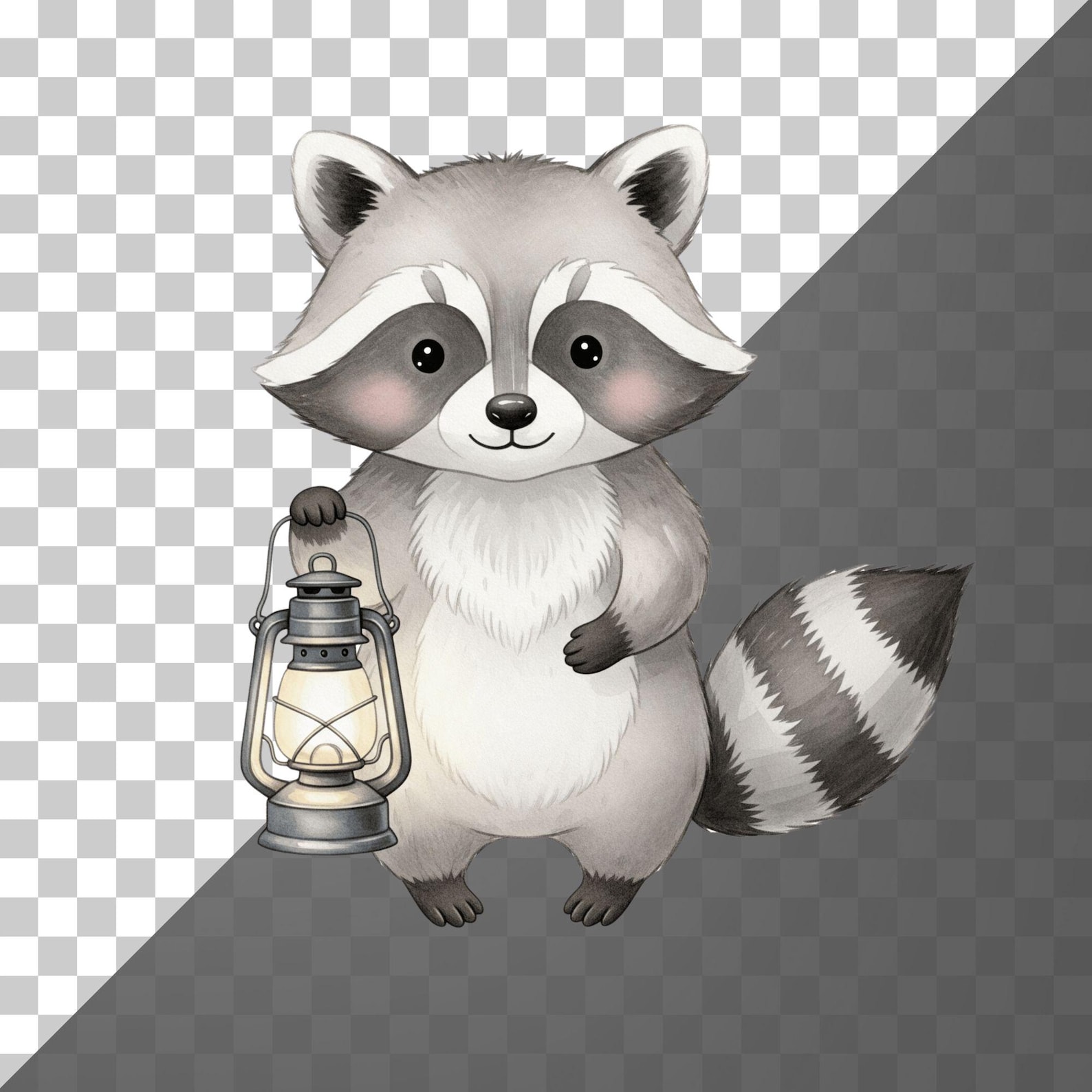 Camping Animals Clipart, Cute Kids Campaign Clipart, Forest Clipart Png ...