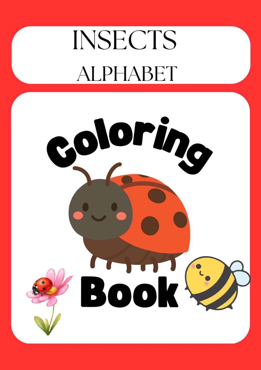 A–Z Insects Alphabet Coloring Book for Kids – Fun & Educational! - Etsy