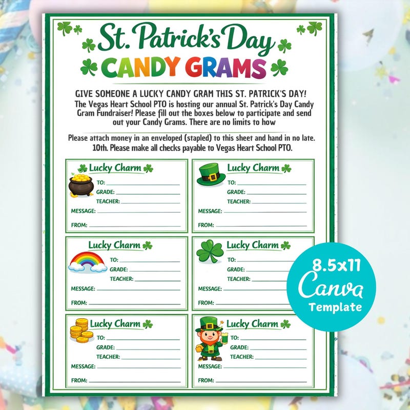 St Patricks Day Candy Grams - Etsy