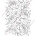 Flower Garden Coloring Book: 25 Printable Floral Designs (PDF Download ...