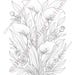 Flower Garden Coloring Book: 25 Printable Floral Designs (PDF Download ...