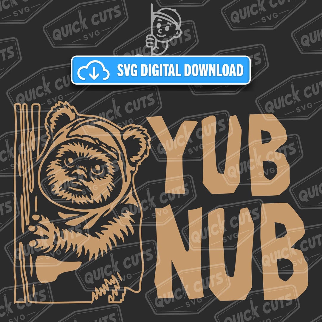 Star Wars SVG – "yub Nub" EWOK Clipart for Cricut & Silhouette - Etsy