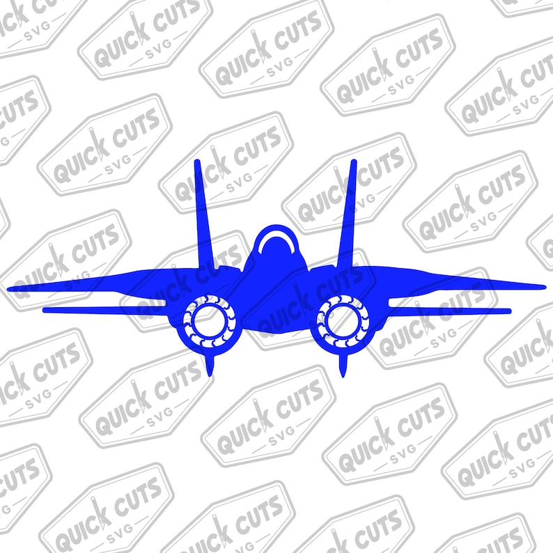 F-14 Tomcat "top Gun" Jet Outline SVG for Cricut | Digital Download Cut ...
