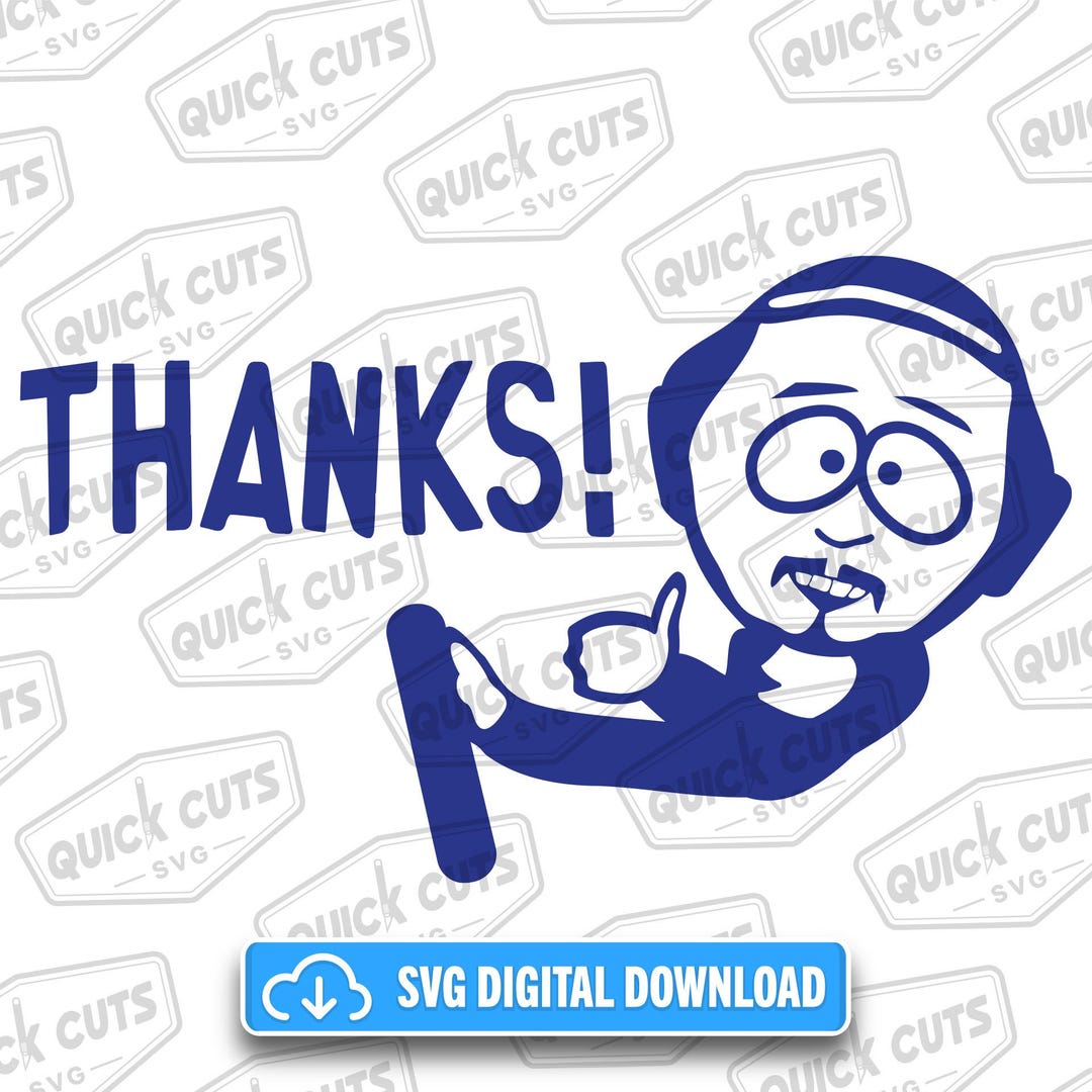 South Park SVG Download Hybrid Smug Randy Gerald Broflovski - Etsy