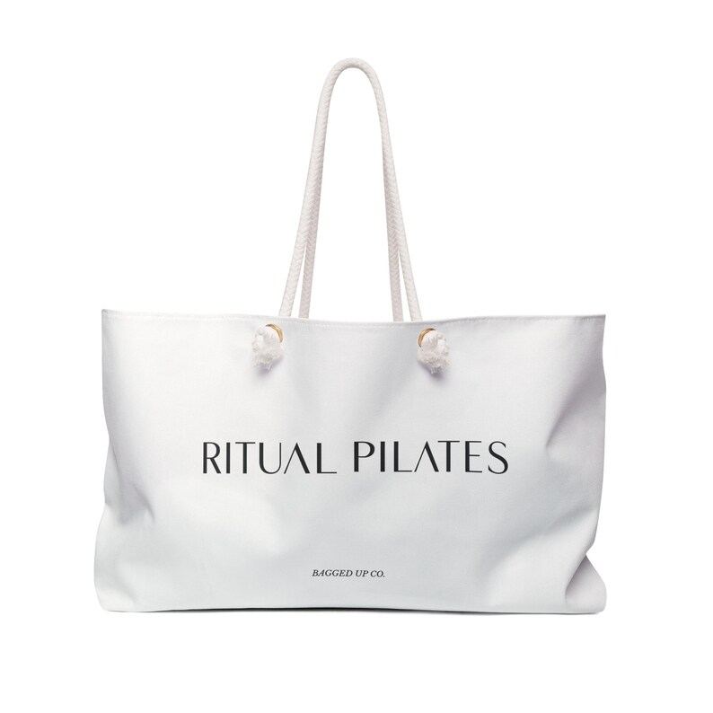 RITUAL PILATES Tote Bag - Soft Aesthetic Pilates Bag, Minimalist Gym ...