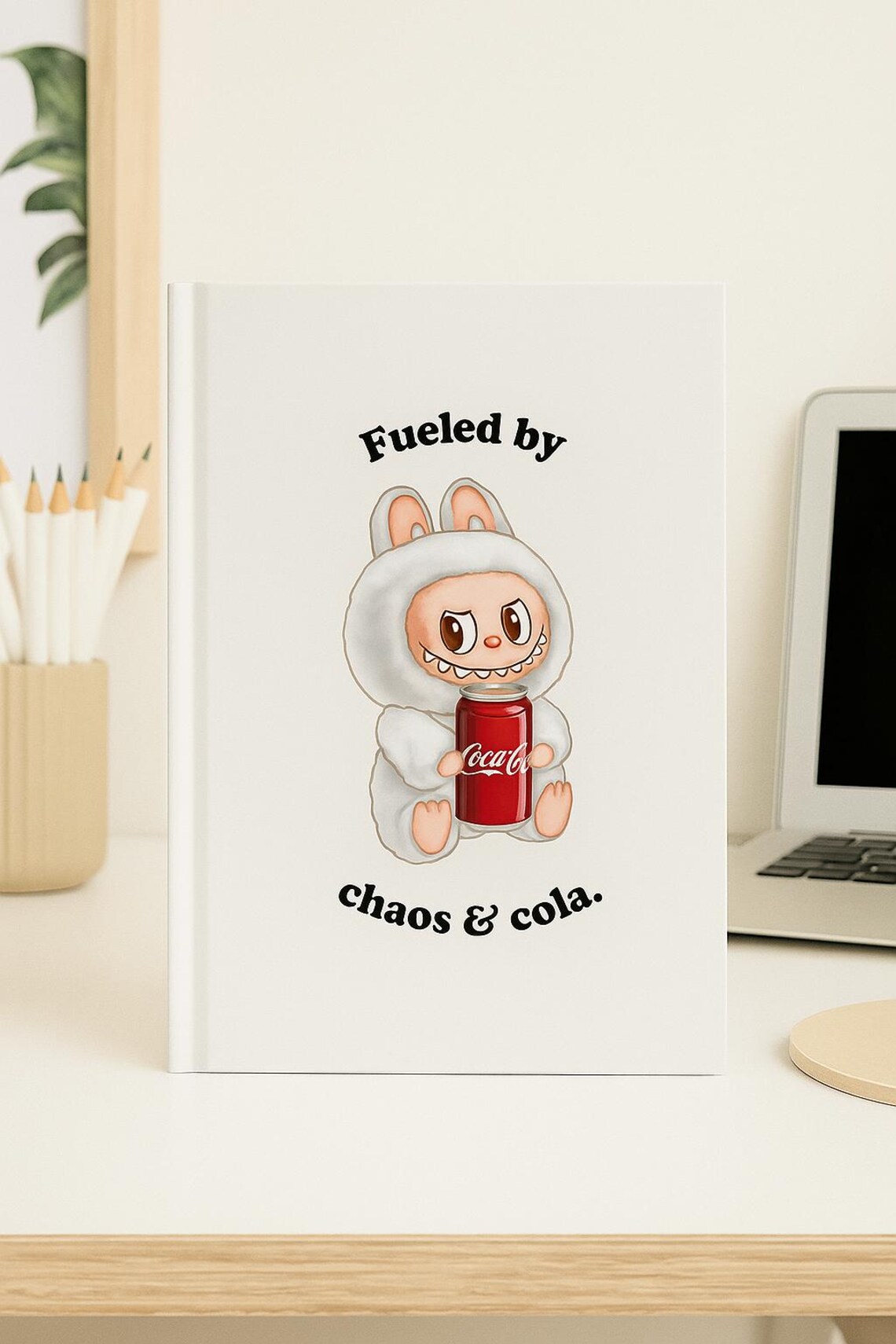 Labubu Cola Notebook Kawaii Aesthetic Journal Pop Mart Bunny Gift for Her Teen Stationery Cute ...