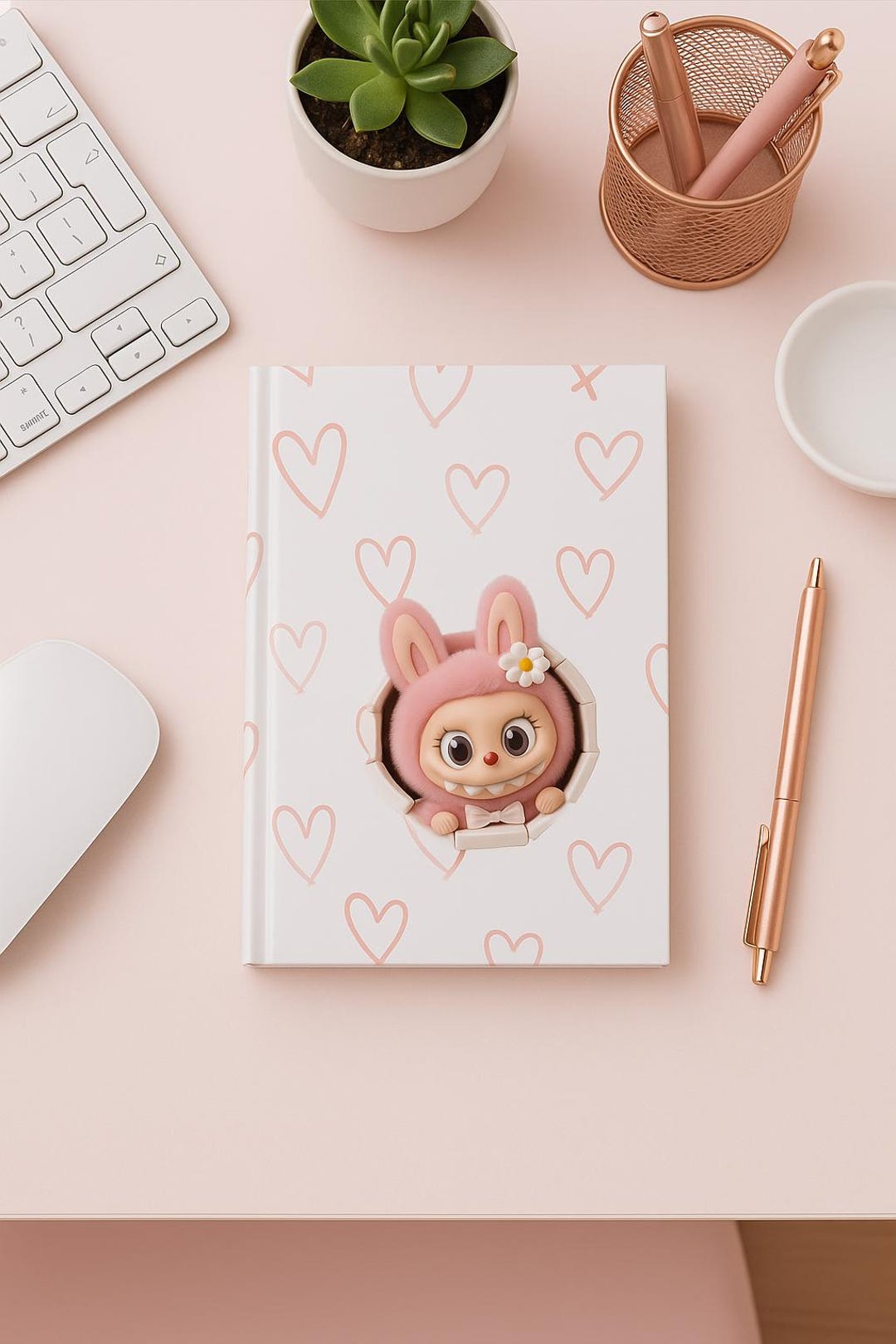 Cute Bunny Notebook Kawaii Labubu Journal Gift for Girls Teen School ...