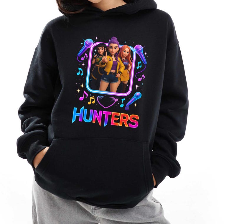 K-pop Demon Hunters Neon PNG Clipart Bundle (digital Download) - Etsy