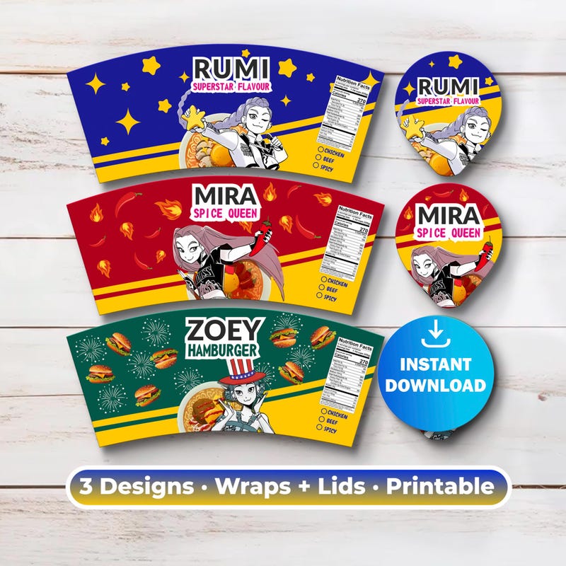 Ramen Stickers - Etsy