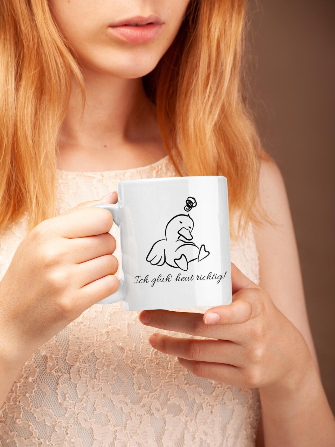 Funny Mulled Wine Mug "i'm Really Glowing Today!" | Christmas Mug With ...