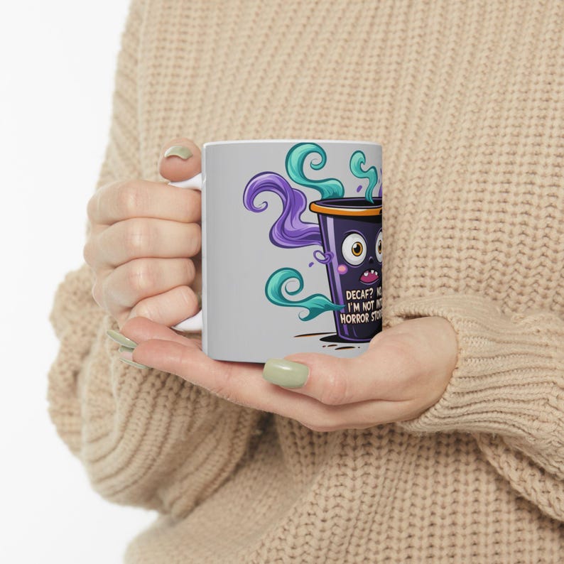 Funny Horror-themed Ceramic Mug | Perfect Gift for Coffee Lovers ...