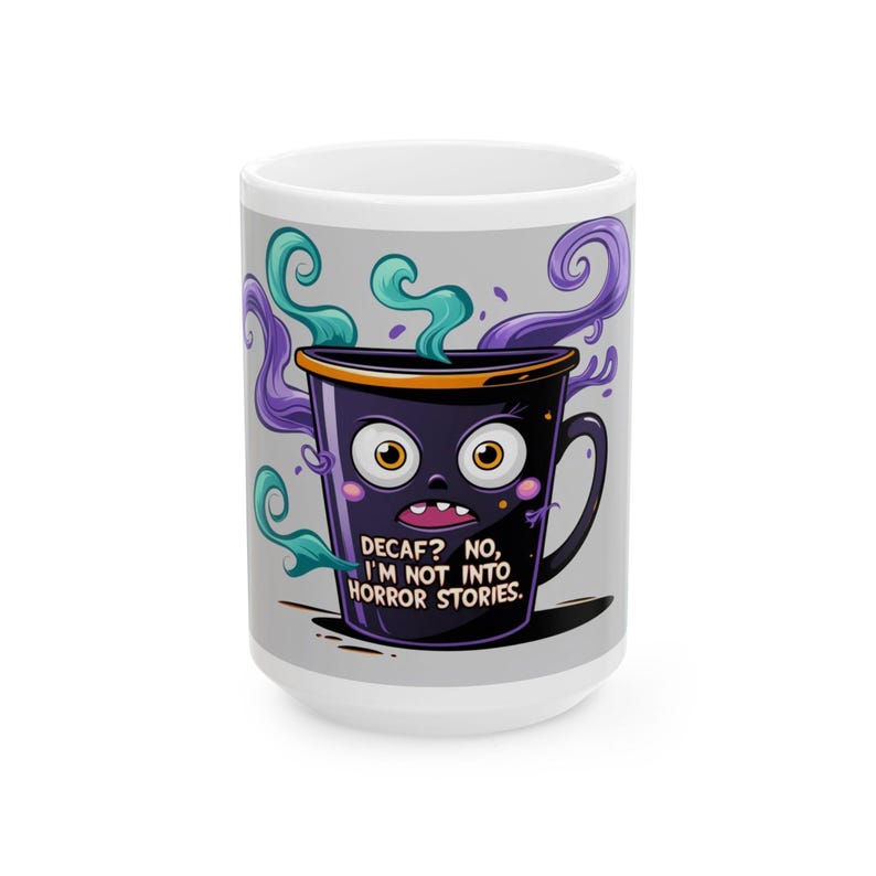 Funny Horror-themed Ceramic Mug | Perfect Gift for Coffee Lovers ...