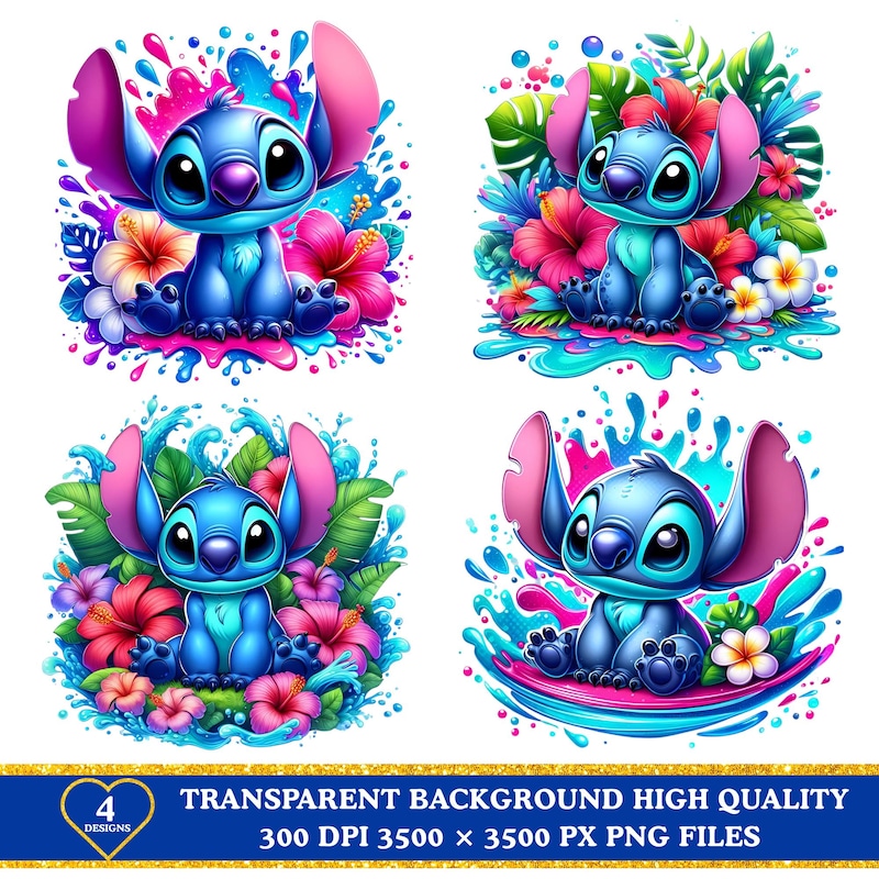 Stitch Happy Birthday Png - Etsy