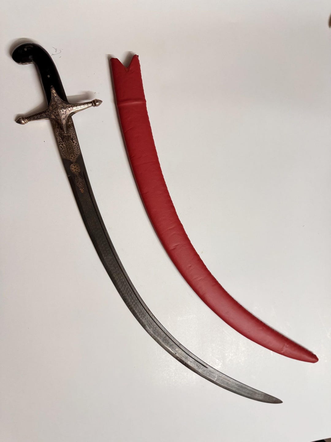 Damascus Sword Khanjar Tegha Dagger Wootz Talwar Tulwar Broad Blade ...