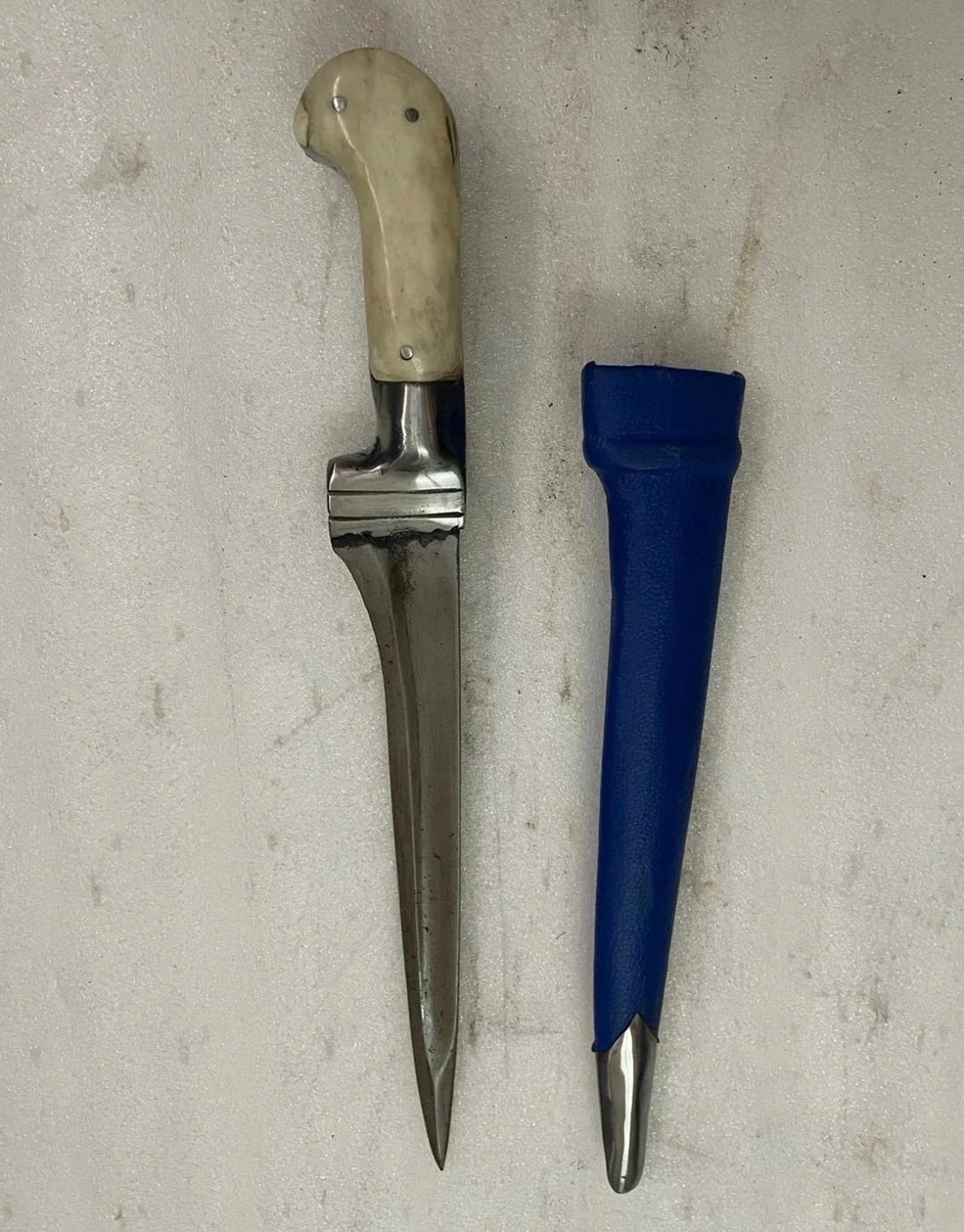 Dagger Khanjar Damascus Wootz Sword Tulwar Talwar Tegha Broad Blade ...
