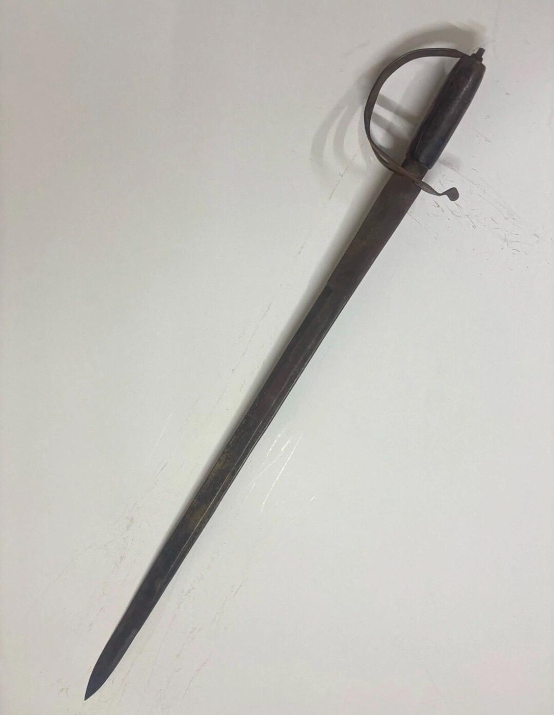 US Cavalry Sword Possible Replica Dagger Damascus Poniard Machete Wootz ...