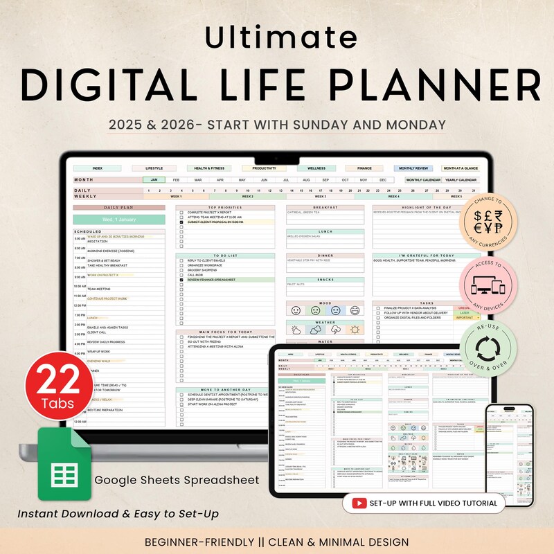 Life Planner - Etsy