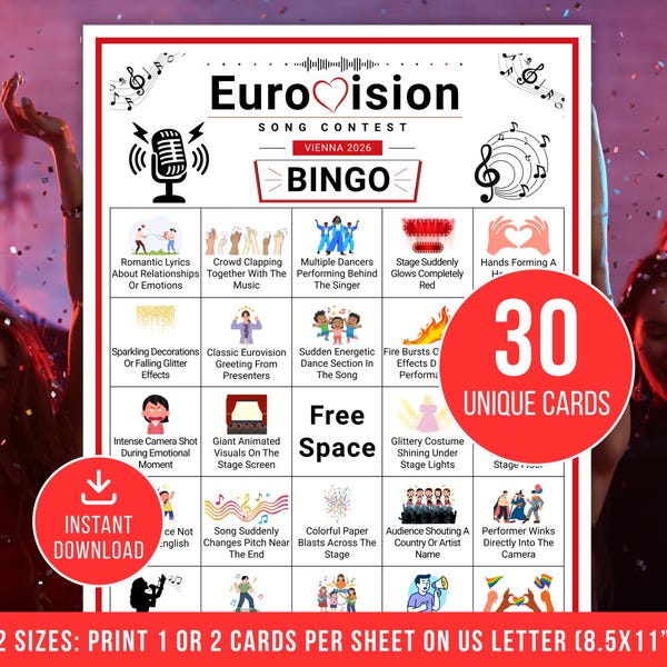 Eurovision 2026 Flags - Etsy UK