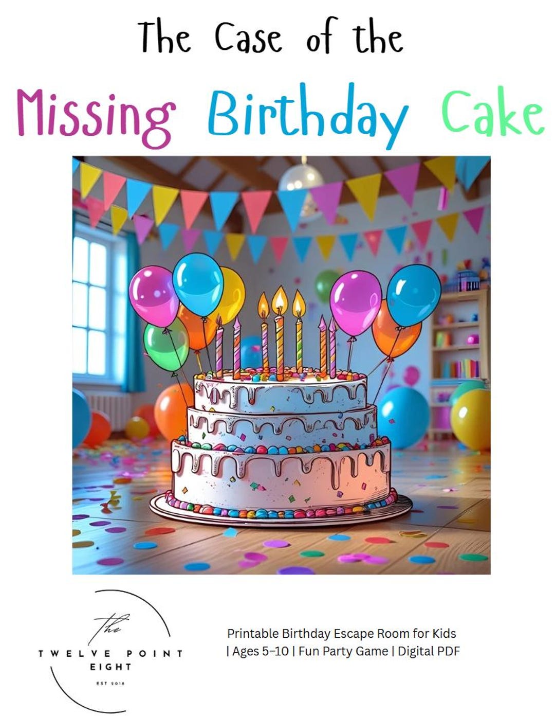 The Case of the Missing Birthday Cake! - Etsy