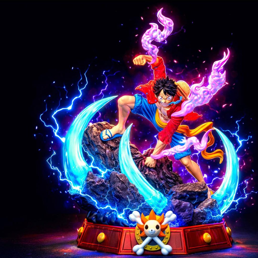 Monkey D. Luffy Statue – Large 3D Printed One Piece Fan Art - Etsy