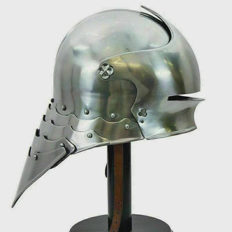 Medieval German Sallet Helmet Steel Knight Helmet European - Etsy