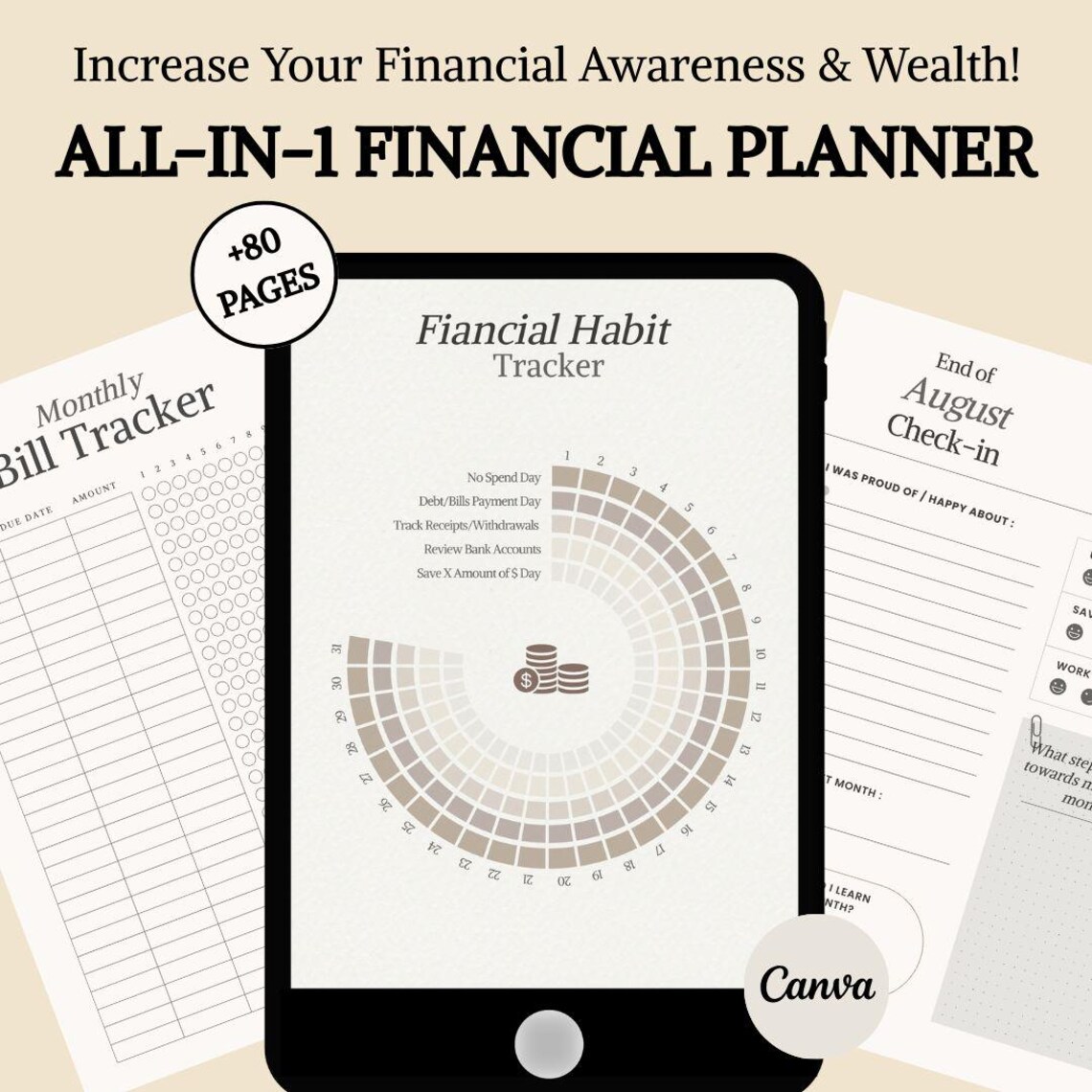 Personal Finance Planner for Women: Budget & Wealth Tracker (PDF ...