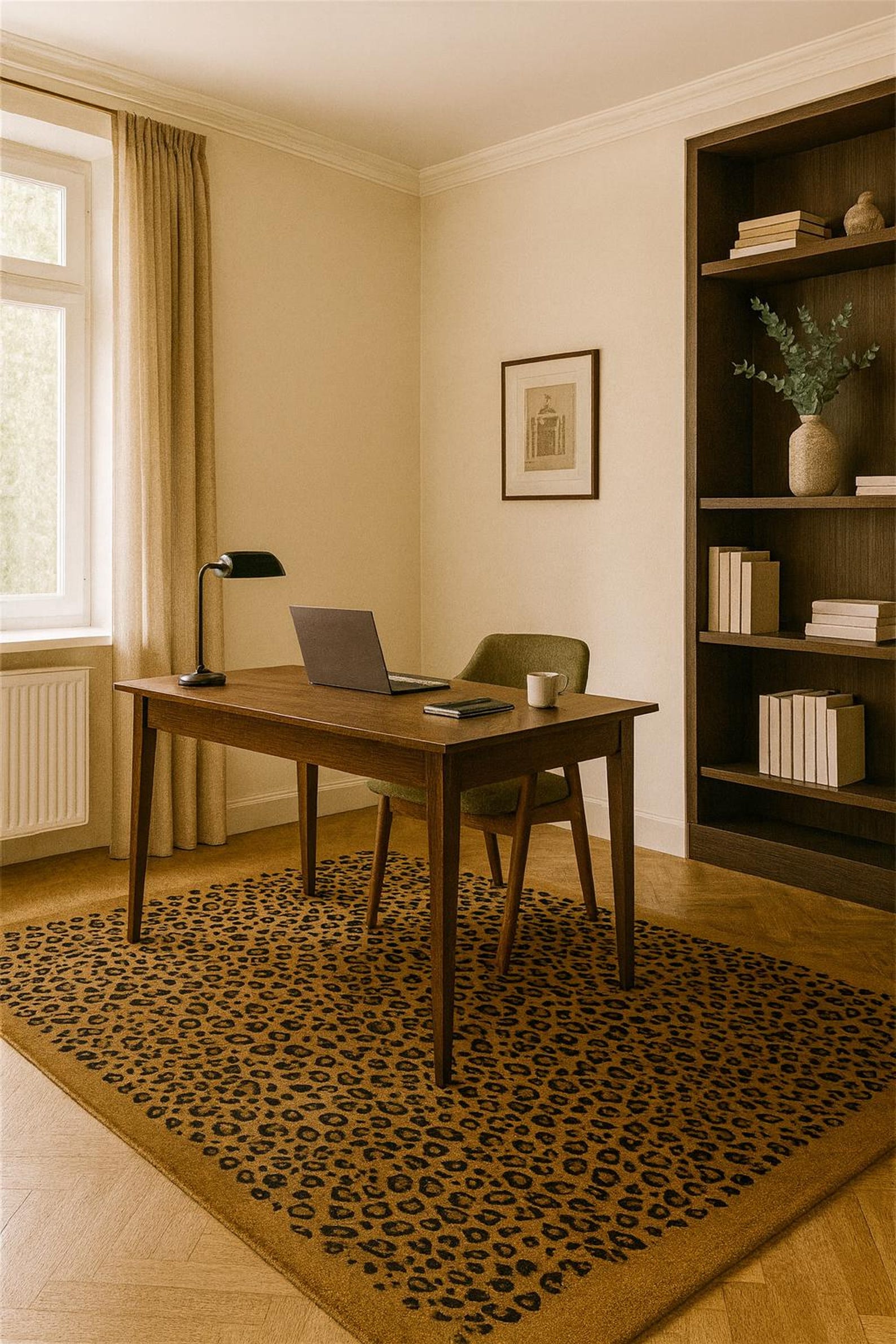 Hand Tufted Wool Leopard Print Rug: Luxury Animal Décor - Etsy