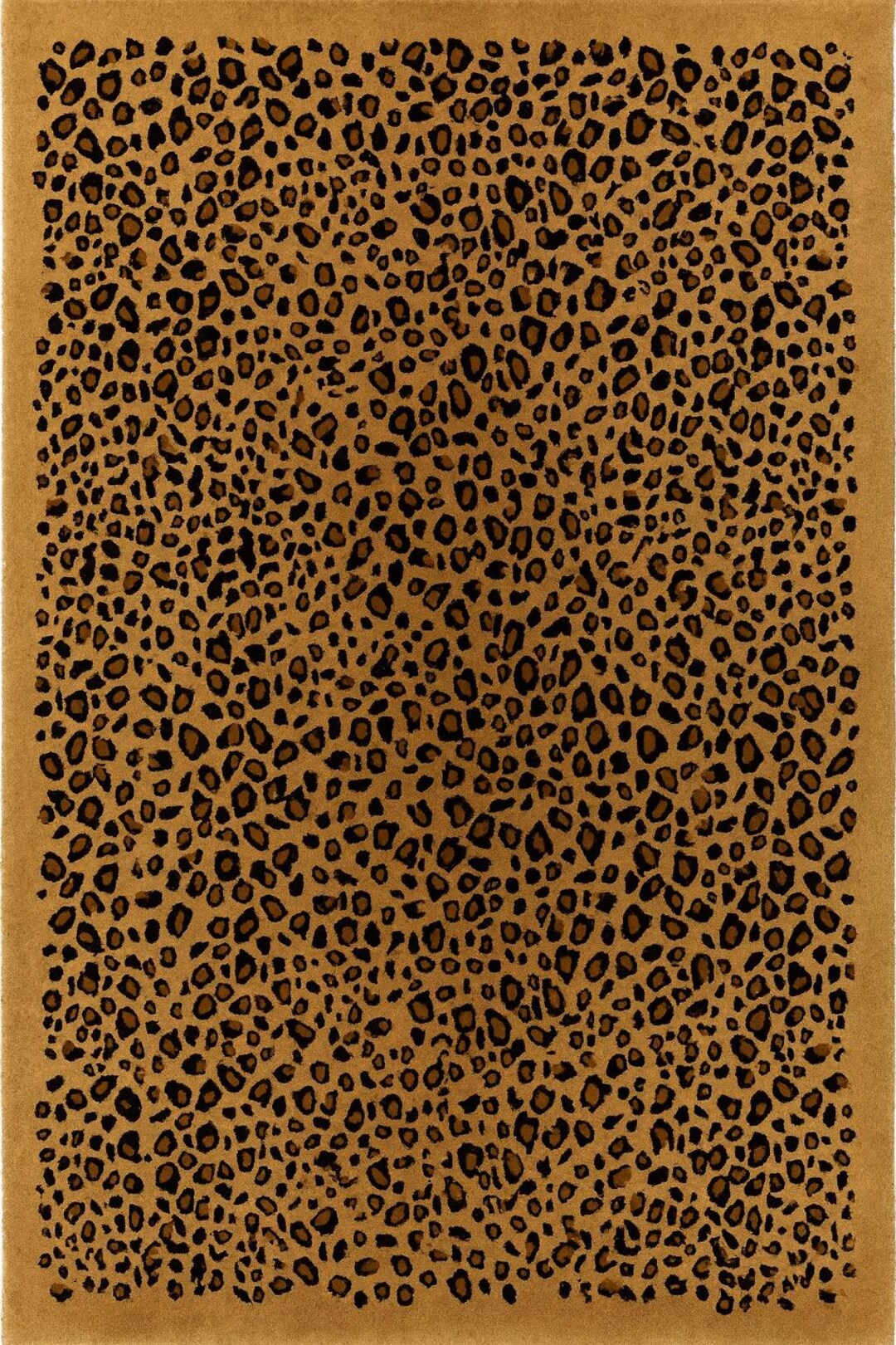 Hand Tufted Wool Leopard Print Rug: Luxury Animal Décor - Etsy