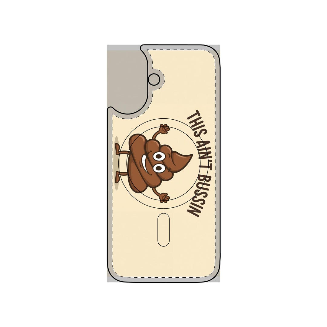 Funny Phone Case, Funny Poop Meme Cover, Quirky Gift for Friends, Cool ...