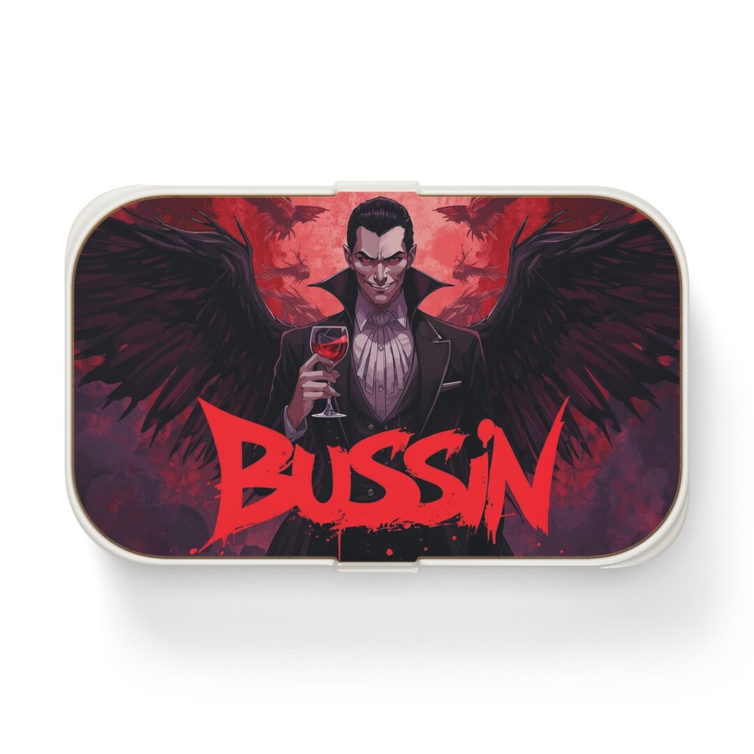 BUSSIN Vampire Dark Aesthetic Gothic Bento Lunch Box, Stylish Lunch ...