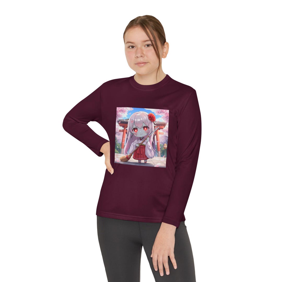 Miko Zombie Girl Cute but Dead Sacred Shrine Spirit Youth Long Sleeve ...