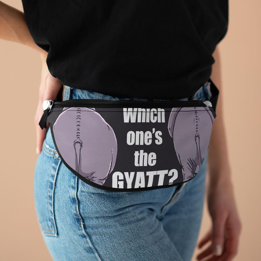Which Ones the Gyatt Funny Meme Sporty Fanny Pack With Fun Design ...
