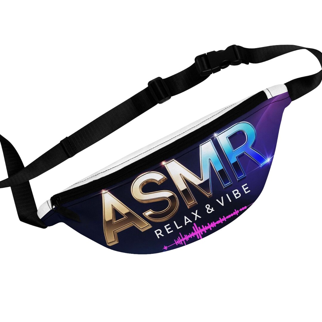 ASMR Relax & Vibe Fanny Pack Stylish, Functional Accessory for Music ...