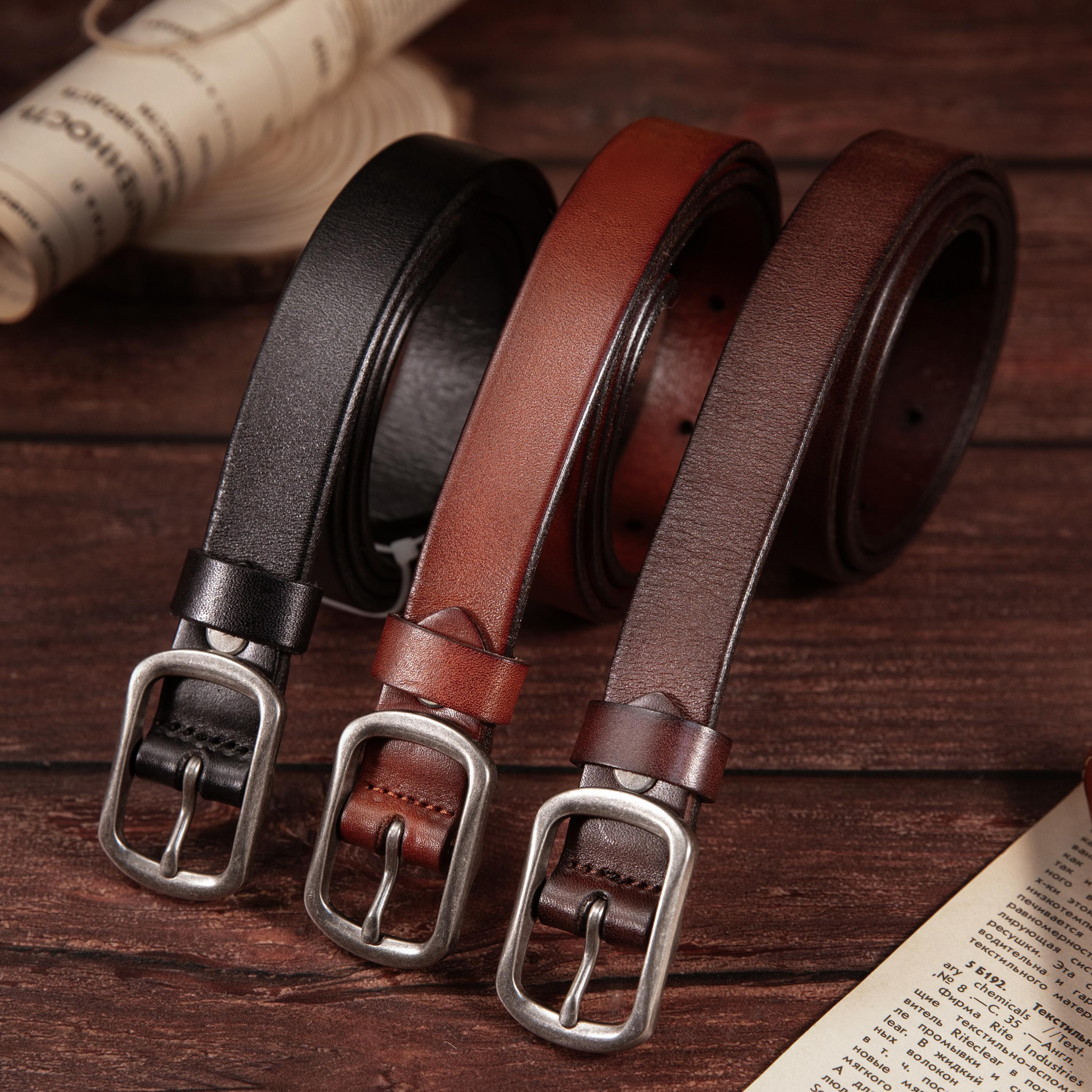 Customizable Women’s Leather Belt - Personalize Your Style, Adjustable ...