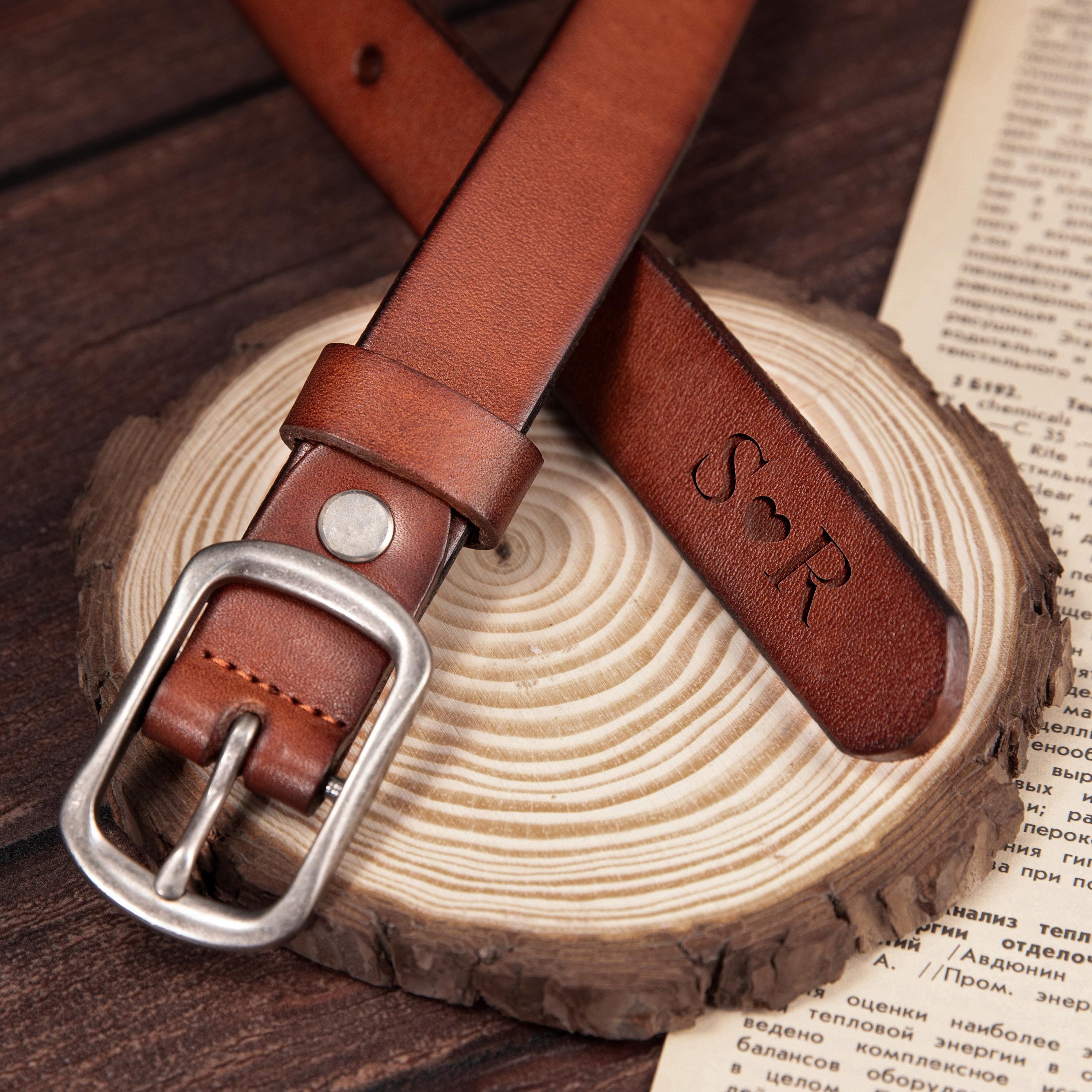 Customizable Women’s Leather Belt - Personalize Your Style, Adjustable ...
