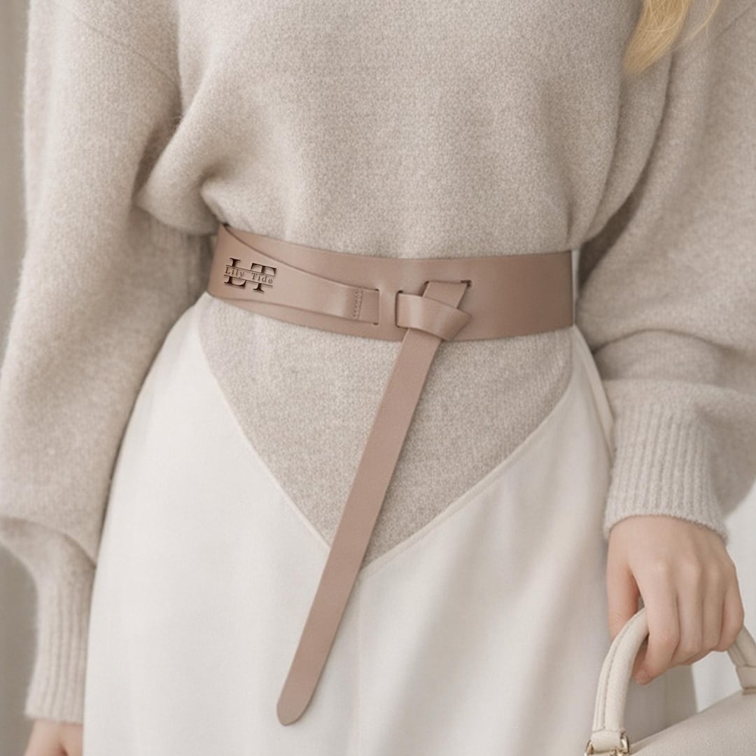 Personalized Leather Corset Belt - Handmade Wide Waist Underbust Dress ...