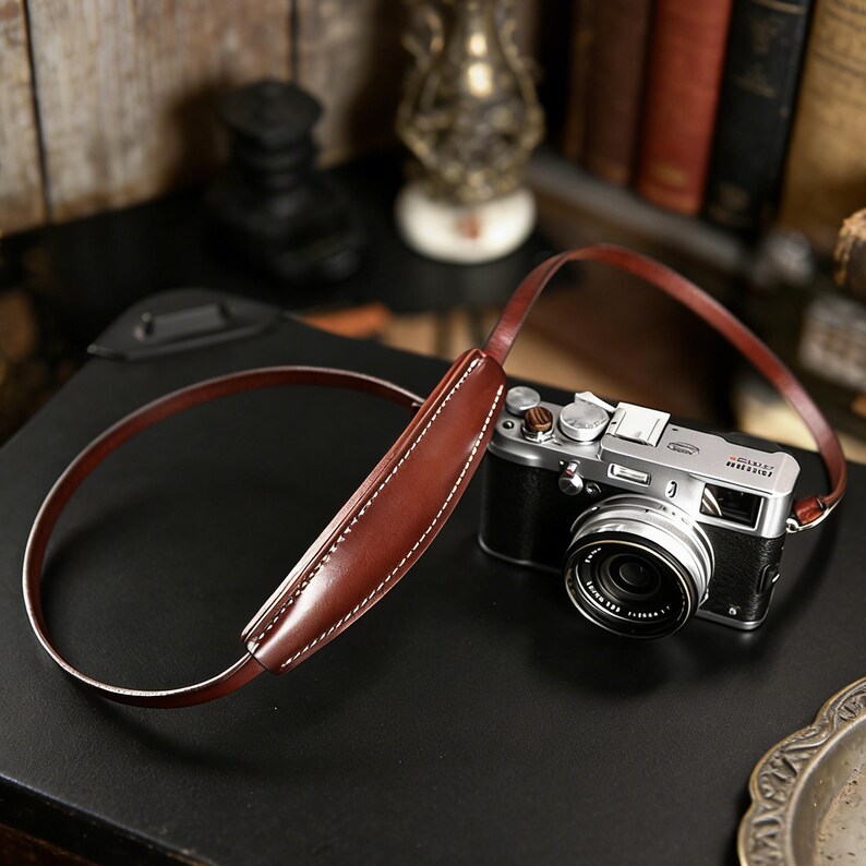 Full Grain Leather Camera Strap :neck or Crossbody Camera Accessory - Etsy