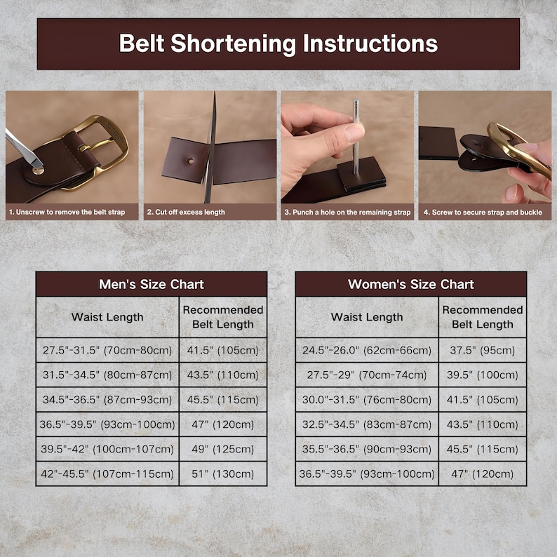 Customizable Women’s Leather Belt - Personalize Your Style, Adjustable ...