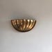 Handmade Silver Wall Sconce – Modern Half Dome Shell Design ...