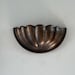 Handmade Silver Wall Sconce – Modern Half Dome Shell Design ...