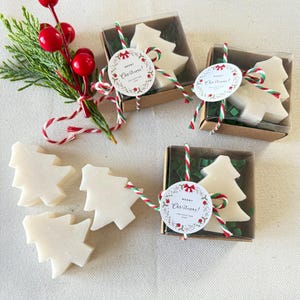 Christmas Tree Soap Favors, Personalized Bulk Holiday Gifts, Custom ...
